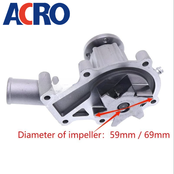 ACRO Water pump 60mm 16241-73034 suitable for KUBOTA – ACRO B2B Spare Parts